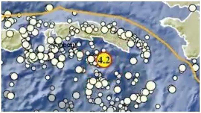 Gempa Bumi 4 2 Baru Saja Guncang Maluku 128 Km Dari Seram Bagian Timur