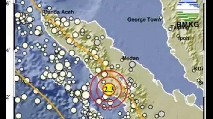 Gempa Bumi Baru Saja Terjadi di Aceh Singkil, Info BMKG: Kekuatan Gempa M 2.3 Jaraknya 31 ...