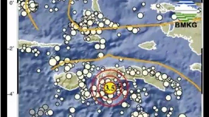 Gempa Bumi Magnitudo 3.5 Guncang Maluku Tengah, Cek Info Lengkap BMKG Pusat Gempa Barusan ...