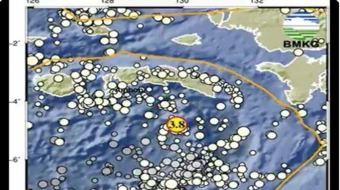 Gempa Bumi Terkini Magnitudo 3.8 Guncang Maluku Tengah Senin Malam 11 November, Cek Kedalamannya ...