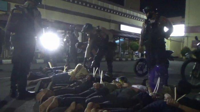 13 Kawanan Geng Motor Bersenjata Busur di Makassar Diringkus Tim Patroli Thunder Presisi ...