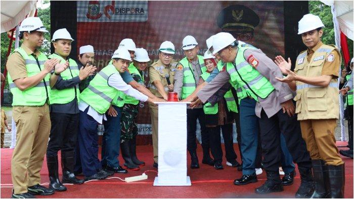Pemkot Makassar Groundbreaking Revitalisasi Lapangan Karebosi - Tribun ...