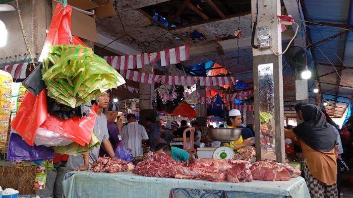 H-1 Lebaran Harga Daging Sapi di Pusat Niaga Palopo Capai Rp 140 Ribu per Kg - Tribun-timur.com