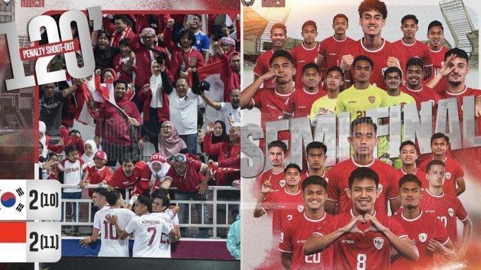 Hasil Indonesia vs Korea Selatan: Garuda ke Semifinal Usai Menangi Adu Penalti - Tribun-timur.com