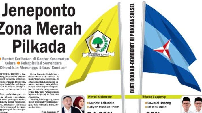 Jeneponto Zona Merah Pilkada - Tribun-timur.com