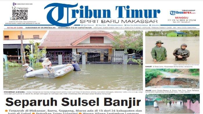 Separuh Sulsel Banjir - Tribun-timur.com