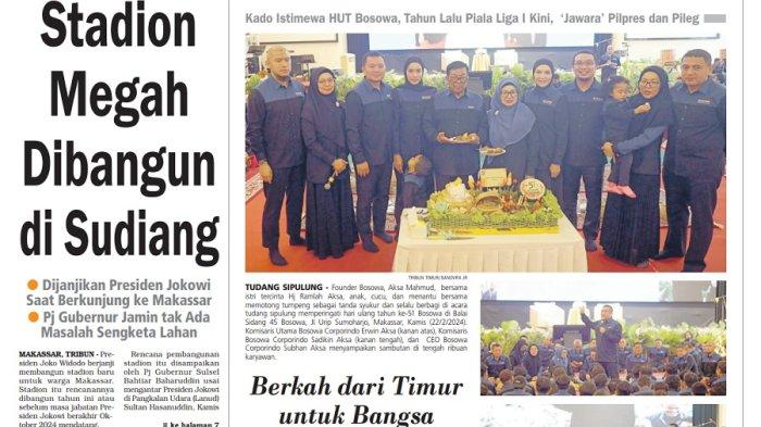 Stadion Megah Dibangun di Sudiang - Tribun-timur.com