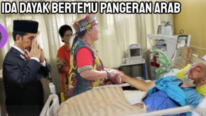 Viral Kebohongan Ida Dayak Obati Pangeran Arab Atas Bantuan Presiden