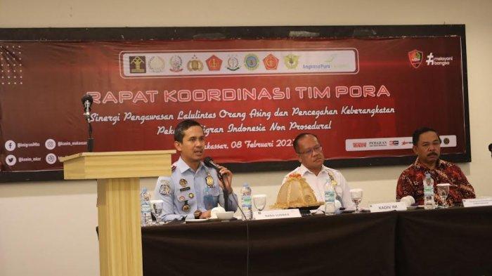 Kantor Imigrasi Kelas I TPI Makassar Bareng Tim Pora Siapkan Strategi Pengawasan Orang Asing ...