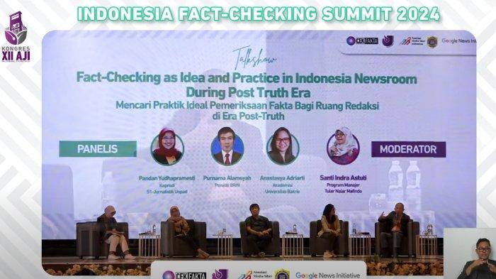 AJI Pilih Ketua dan Sekjen di Kongres Palembang, Diawali Indonesia Fact Checking Summit - Tribun ...