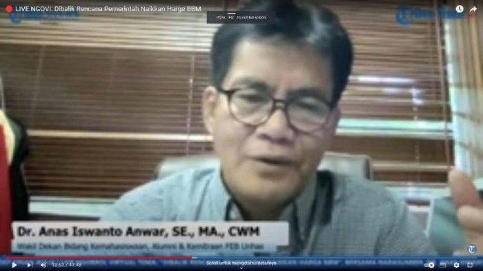 Anas Iswanto Anwar Harap Pemerintah 'Sense of Crisis' Sebelum Naikkan Harga BBM Jenis Pertalite ...