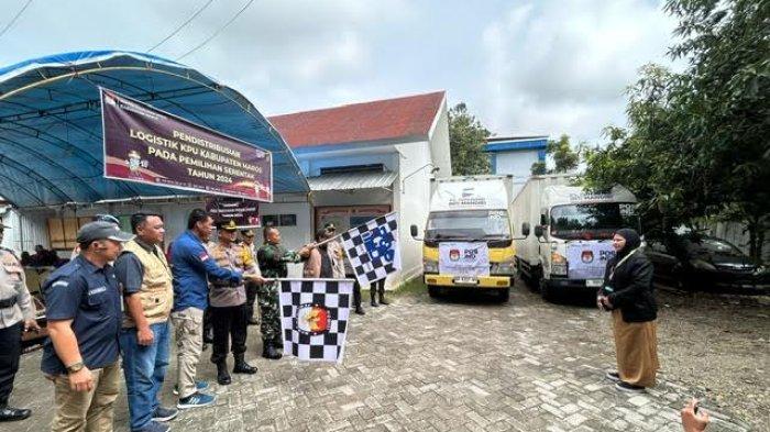 KPU Maros Mulai Distribusi Logistik Pilkada, Daerah Pegunungan Jadi Prioritas - Tribun-timur.com