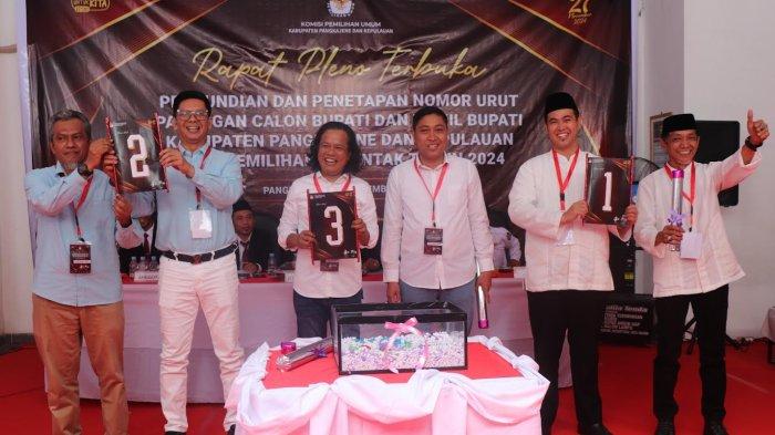 Pilkada Pangkep: MYL-ARA Nomor Urut 1, dr Cua-Sofyan 2, AMKA-Amir 3 - Tribun-timur.com