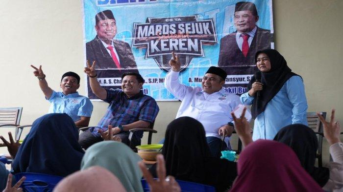 Chaidir Syam Sudah Kunjungi 350 Titik di 14 Kecamatan di Maros, Sempat ...