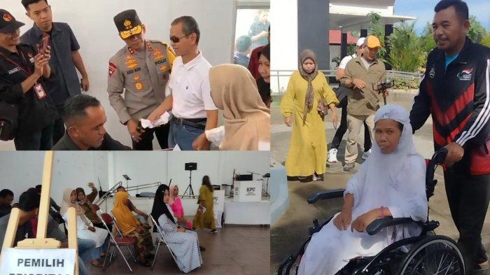 Saat Kapolda Sulsel Pastikan Hak Suara Penyandang Disabilitas Tersalurkan di Pemilu 2024 ...