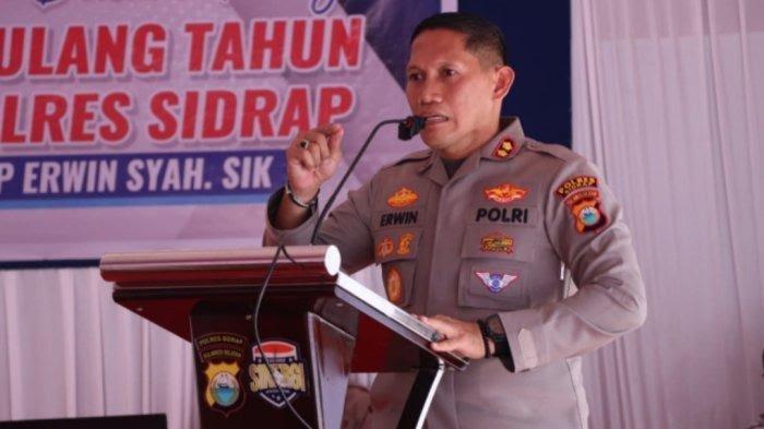 Mutasi 7 Perwira Polres Sidrap, Kasat Lantas dan Kasat Reskrim Berganti - Tribun-timur.com