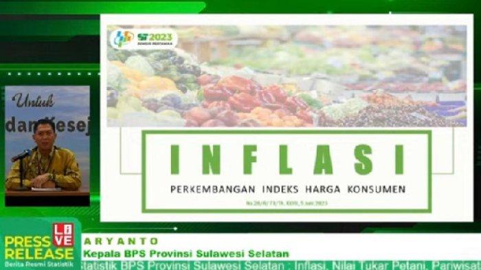 Inflasi Sulsel Mei 2023 Sebesar 4,60 Persen, Kenaikan Harga Beras dan Telur Penyumbang Utama ...