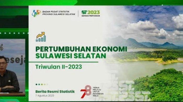 Ekonomi Sulsel Triwulan II 2023 Tumbuh 5 Persen, Ditopang Sektor Pertambangan - Tribun-timur.com