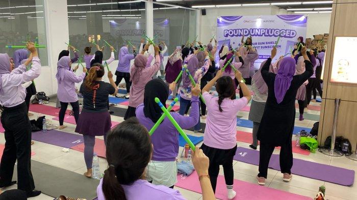 Meriah! 70 Peserta Ikuti Pound Unplugged di Citra Cosmetic dan Swalayan ...