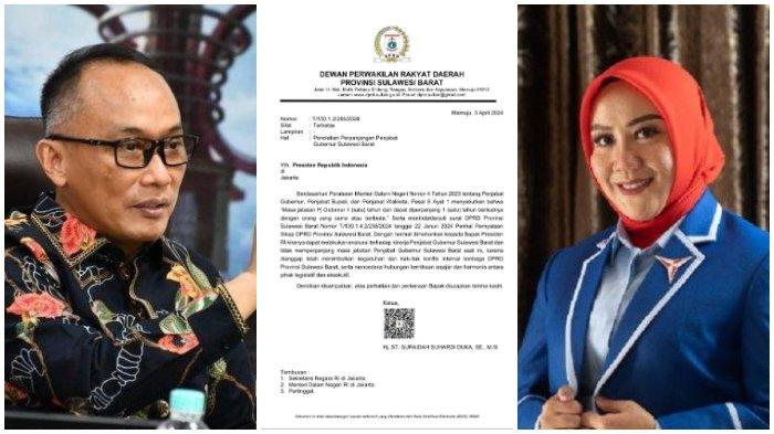 VIRAL Isi Surat Penolakan Ketua DPRD Sulbar ke Prof Zudan Sebelum Dilantik Jadi Pj Gubernur ...