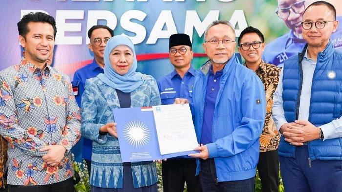 Daftar 3 Partai Resmi Dukung Khofifah - Emil Pilgub Jatim, Ketua Muslimat NU Tak Tergoda Rayuan ...