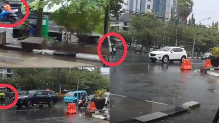 10 Menit, 8 Pemotor Tak Pakai Helm dan Melawan Arus Melintas depan Polrestabes Makassar - Tribun ...