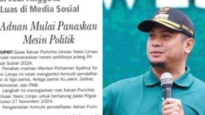Adnan Mulai Panaskan Mesin Politik - Tribun-timur.com