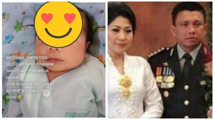 Cerita Ibu Muda Lahirkan Anak Mirip Ferdy Sambo Suami Putri, Kelakuan Saat Hamil Dibongkar dan ...