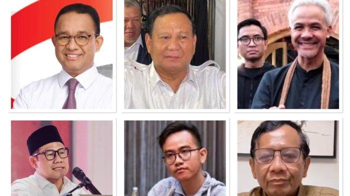 Survei Capres Terbaru LSN dan Puspol, Prabowo-Gibran Teratas Ganjar Mahfud dan AMIN Saling Kejar ...