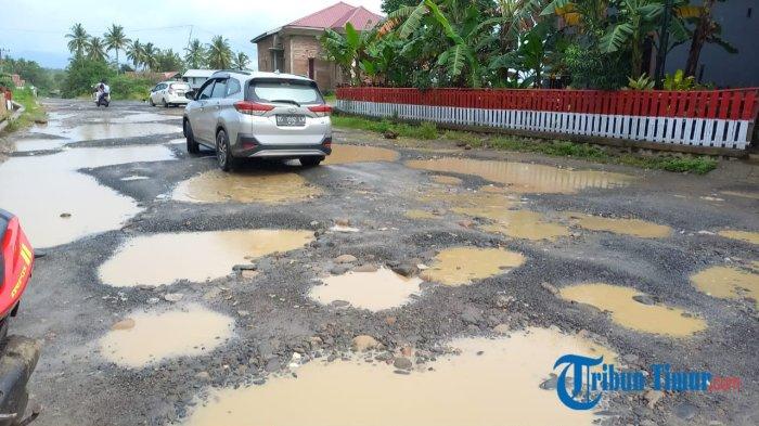 Akhirnya Jalan Rusak Tanah Batue Bone-Sinjai Diperbaiki Tahun Ini, Anggarannya Rp20 Miliar ...