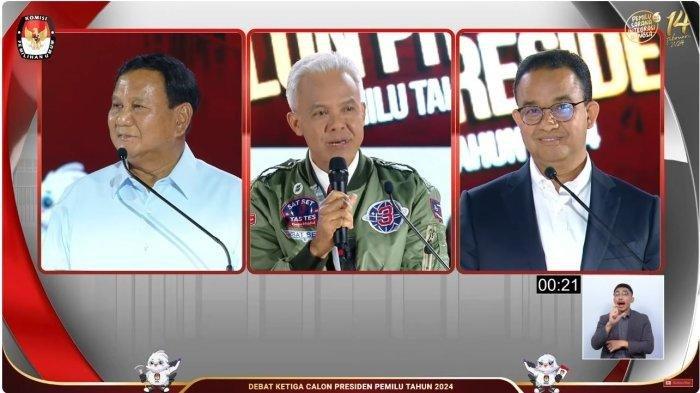 Anies Baswedan, Ganjar Pranowo dan Prabowo Subianto Kompak saat Bahas Palestina vs Israel ...