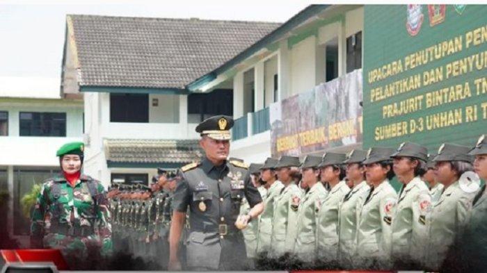 Letjen TNI Widi Prasetijono Lantik 91 Prajurit Wanita Pangkat Sersan ...