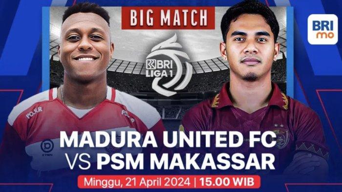 Livescore Madura United vs PSM Makassar 1-0 : Juku Eja Lengah, Riyatno Abiyoso Cetak Gol Menit ...