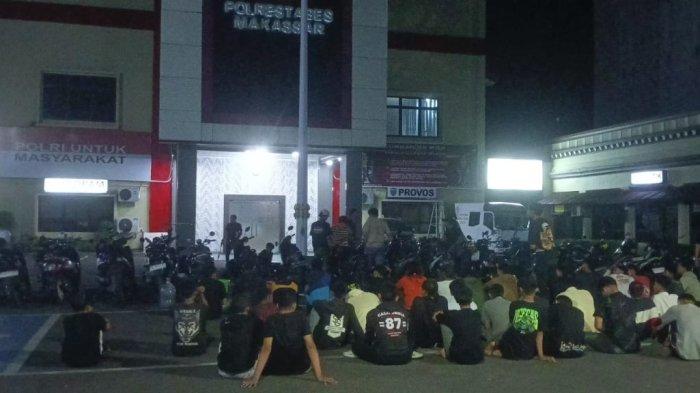 78 Remaja dan Pemuda Diciduk Tim Jatanras Polrestabes Makassar saat ...