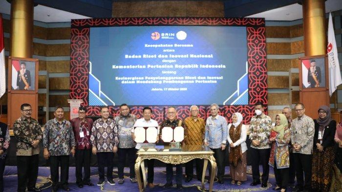 Teken MoU, Kementan dan BRIN akan Bangun Ekosistem Pangan untuk Meningkatkan Hasil Pertanian ...