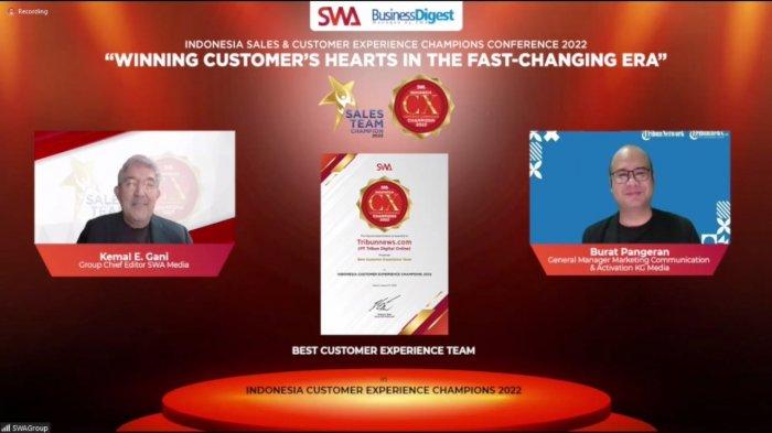 Tribunnews.com Raih Penghargaan Best Customer Experience Team dari ...