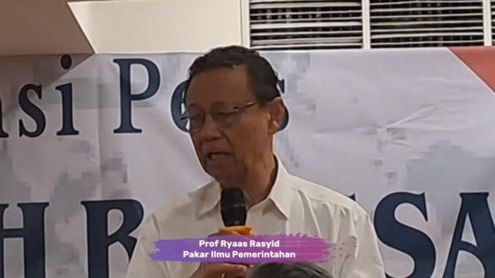 Viral Ryaas Rasyid Mantan Menteri Otoda Menangis Lihat Dinamika Pilpres ...