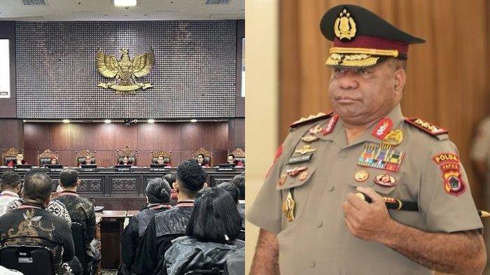 Komjen Mathius D Fakhiri Kapolda Pertama Pangkat Bintang 3 Berhasil Gugat Yermias Bisai di MK ...
