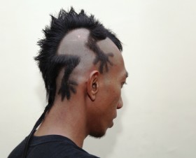 Atlet Panjat Dinding Sulsel Cukur Rambut Ala Tokek - Tribun-timur.com