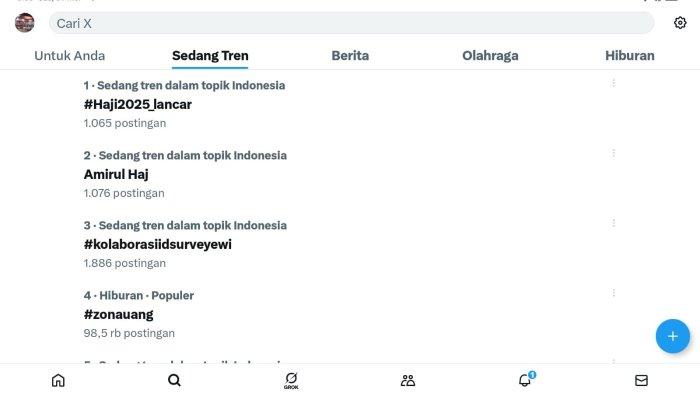 Tagar Haji2025_Lancar Trending di X, Peran Strategis Amirul Haj Jadi Sorotan Nasional - Halaman ...