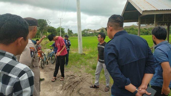 Polres Pinrang Olah TKP Kasus Curas di Paleteang, Jejak Ban Motor ...