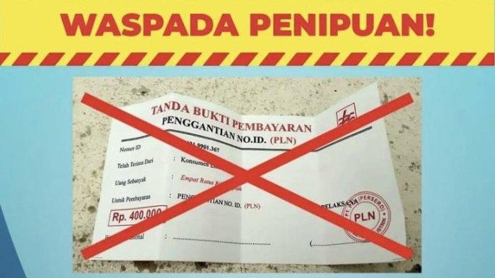 Waspada Penipuan! PLN Tidak Pernah Hadirkan Program Penggantian Nomor ID Pelanggan - Tribun ...