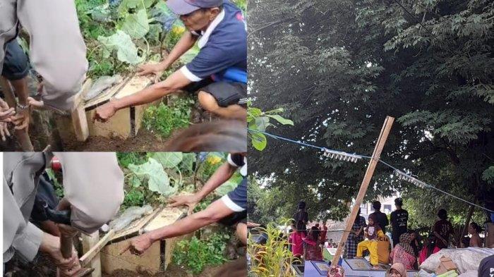 Tulang Belulang Jumiati Istri Dibunuh Suami lalu Dikubur dalam Rumah di Makassar Dimakamkan ...
