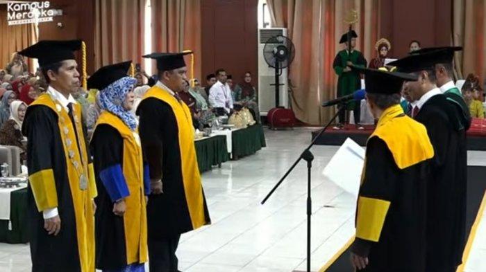 UIN Alauddin Kukuhkan Tiga Guru Besar, Rektor: Ini Pengukuhan Terdahsyat - Tribun-timur.com