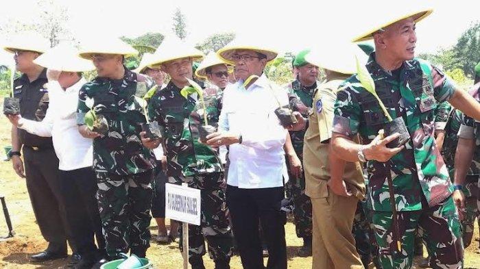 Pj Gubernur Sulsel Bersama Pangdam XIV Hasanuddin Tanam Pisang di Gowa - Tribun-timur.com
