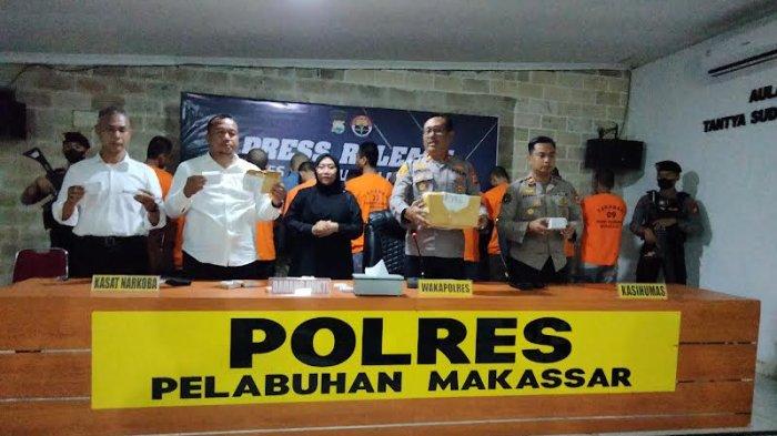 32 Pelaku Narkoba Ditangkap Operasi Antik Polres Pelabuhan Makassar, 7 ...