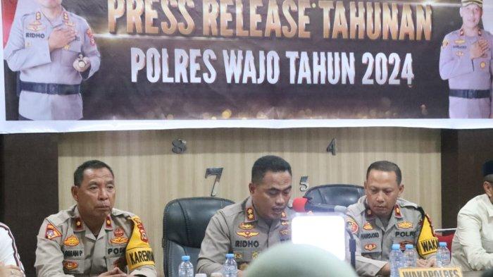 Polres Wajo Ungkap 102 Kasus Narkoba Sepanjang 2024 - Tribun-timur.com