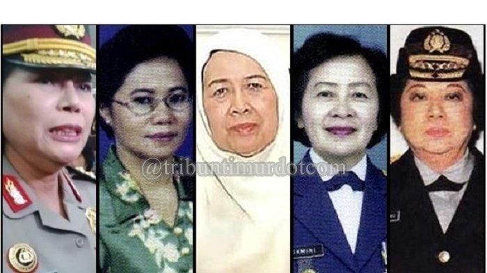 Profil 4 Jenderal Wanita Pertama dari TNI-Polri, serta Satu Jenderal Bintang 2 Wanita Pertama ...
