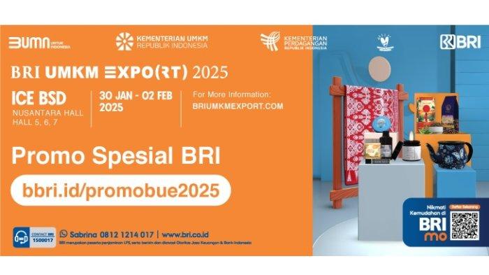 BRI UMKM EXPORT 2025 Hadirkan Diskon hingga 59 Persen, Cek Promonya! - Tribun-timur.com