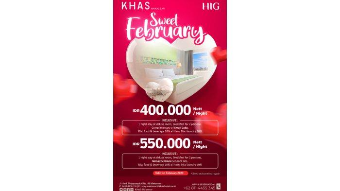 Jelang Valentine Day, Hotel Khas Makassar Tawarkan Dinner Romantis dan ...